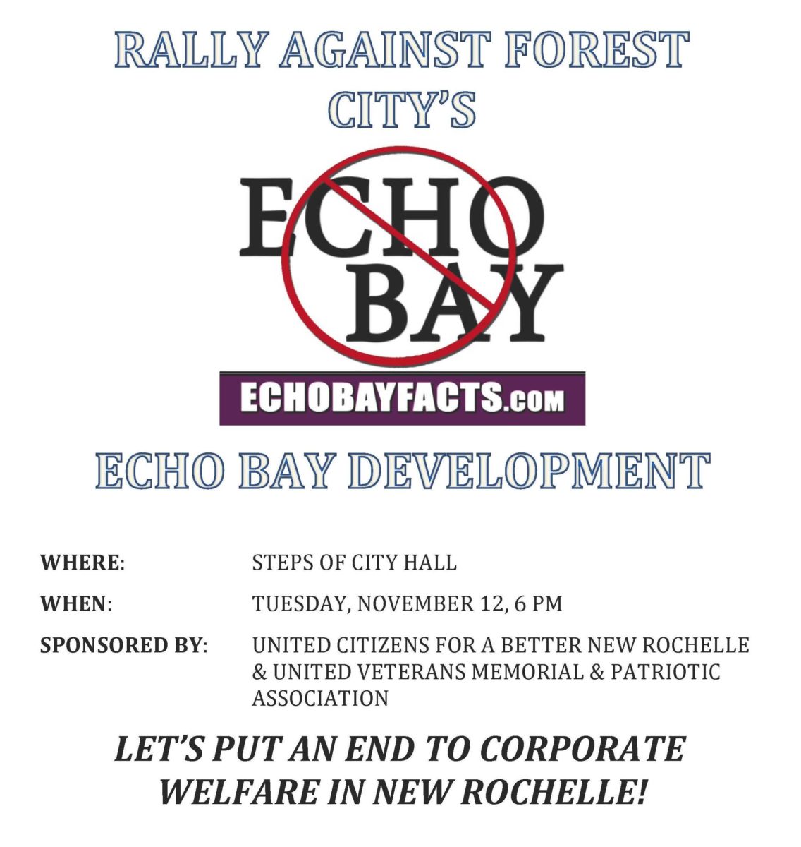 New Rochelle scraps Echo Bay project - Westfair Communications