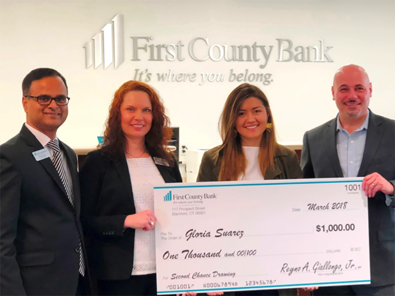 First County Bank awards $1,000 - Westfair Communications