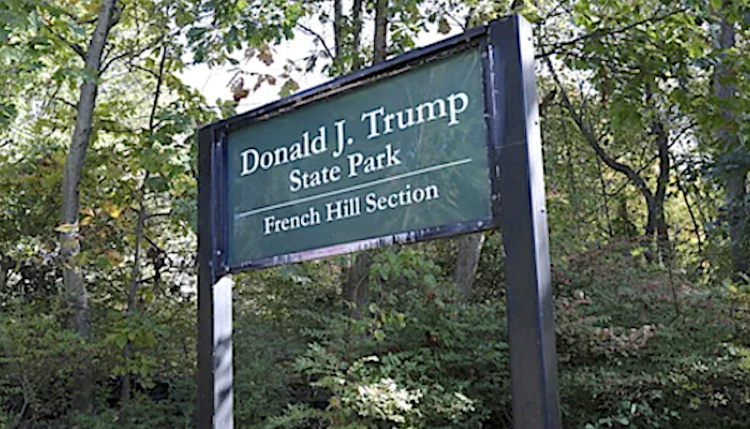 Petitions add names to remove Trump name from park - Westfair ...